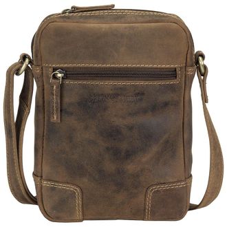 Greenburry Vintage Umh&auml;ngetasche Leder 18 cm