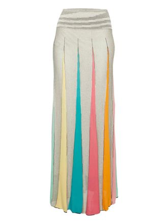 Missoni jupe plissée à rayures - Gris