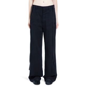 Ann Demeulemeester Anneke Comfort Trousers in Double Gauze