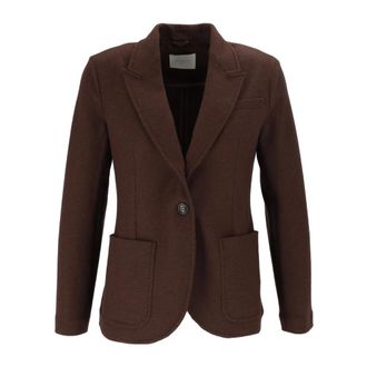 Circolo 1901 Regular Jacket W.B - Femme - Vestes - Brun - Taille: 36 FR