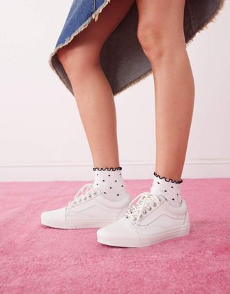 Vans Old Skool - Wei&szlig;e Sneaker
