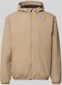 K-Way Jacke mit Logo und Rei&szlig;verschluss