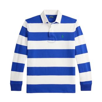 Polo Ralph Lauren Homme, Tops, Multicolore, Taille: XL LS Rugby Long Sleeve Knit