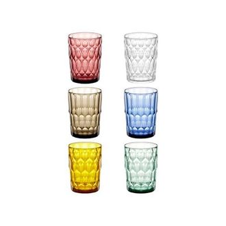 Guzzini Vanity, Lot de 6 verres hauts, Bio-based SAN et Bio-based SMMA - ARIA