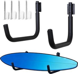Generic Kayak Wandhalterung - Stabiles Stahl-Lagerregal Mit Schrauben,Surfboard Lagerregal Wandmontierte Lagerung,F&uuml;r Innenraum Haus Wohnzimmer Studentenzimme