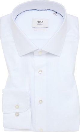 Eterna Vollzwirn-Baumwollhemd mit Struktur und Muster, Modern Fit in