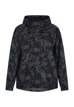 Mymo Übergroßer Anorak Damen Dunkelgrau Schwarz Camouflage