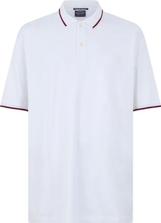 Paul & Shark Homme, Tops, Blanc, Taille: 4XL Polo &agrave; manches courtes
