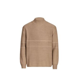 Emporio Armani Pull col montant en laine m&eacute;lang&eacute;e