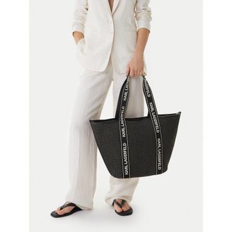 Karl Lagerfeld Handtasche KARL LAGERFELD A1W46074 Schwarz