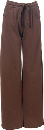 Ermanno Scervino Femme, Pantalons, Brun, Taille: 40 FR Wide Pantalons