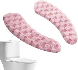Generic Toilettenkissen - Samtweiche, Waschbare Unterlage, Selbstklebender Wintersitzbezug | Bequemer Warmer Toilettensitz F&uuml;r Badezimmer, Winter, Haushalt, S