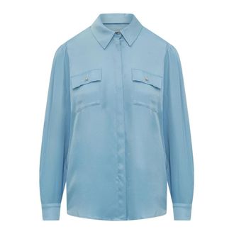 Liu Jo ECS Camicia TS ML - - Blouses & Shirts - Damen - Blau - L