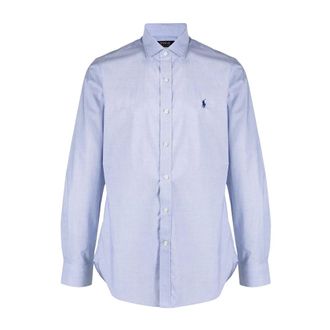 Polo Ralph Lauren Homme, Chemises, Bleu, Taille: XL Chemise Logo Classique