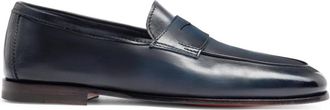 Santoni Homme, Chaussures, Bleu, Taille: 40 1/2 EU Carlo Loafer