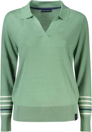 North Sails Femme, Pulls, Vert, Taille: 40 FR Maille ras du cou