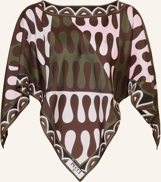 Pucci Blusenshirt Aus Seide gruen