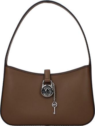 Michael Kors Lyra Femmes Sac &agrave; main Marron/Bois Cuir