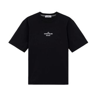 Stone Island Homme, Tops, Noir, Taille: XL Archivio Print T-Shirt