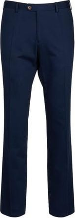 Fa&ccedil;onnable Pantalon droit en coton et lin
