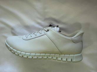 Ecco Damen Gruuv Lite Easy Slip Sneaker, Shadow White, 38.5 EU