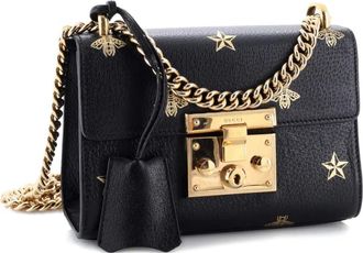 Gucci Padlock Printed Leather Small shoulder bag - Noir