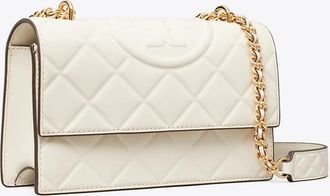 Tory Burch Damen Wandelbare Fleming Schultertasche, klein