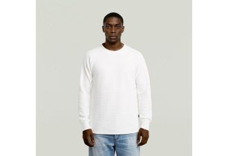 G-Star Sweater Jirgi mit Label-Detail auf der Brust