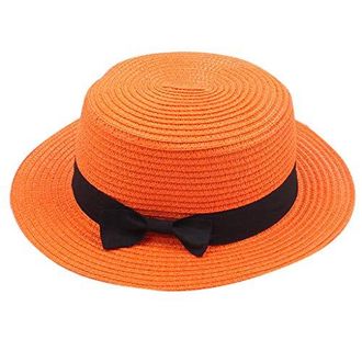 Generic The Baseball Cap Hat Solid Beach Sun Visor Ladies Hat Women Top Sun Summer Caps of Baseball Cap, Orange, Taille unique