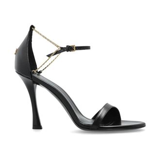 Givenchy 4G Liquid Sandalen mit Absatz aus Leder - - Shoes - Damen - Schwarzk - 38 EU