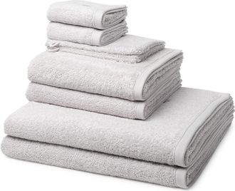 ROSS 8 teiliges Frottier-Set - Vita (2 X Wasch- 2 X G&auml;ste- 2 X Dusch- 2 X Handtuch im Set) - 520 g/m2 - Baumwolle - Walkfrottee - saugstark - weich und fla