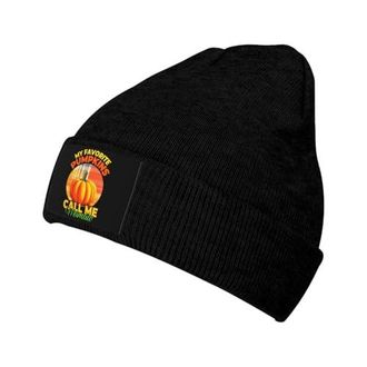 Generic Classique Bonnet Tricot&eacute;, Mes citrouilles pr&eacute;f&eacute;r&eacute;es mappellent Mamaw, Chaud Casquette Tricot&eacute;, Bonnet Hiver Chaud Tricot pour Adultes, Cyclisme, Sport