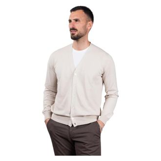 Gran Sasso Homme, Pulls, Beige, Taille: M Cardigan 58101/18193