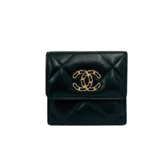 Chanel Portefeuille Pre-owned (tri-fold) - Femme - Pre-owned - Noir - Taille: ONE Size