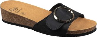 Scholl Amalfi Pantolette, Damen, Schwarz, 37 EU, Schwarz, 37 EU