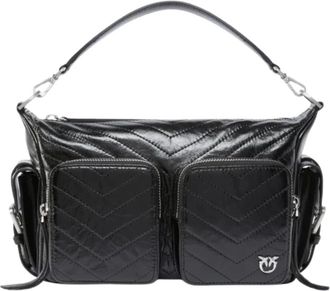 Pinko Pinko, Femme, Sacs, Noir, Taille: ONE Size Sac bandouli&egrave;re Love baguette