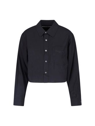 Alexander Wang Crop Button Shirt