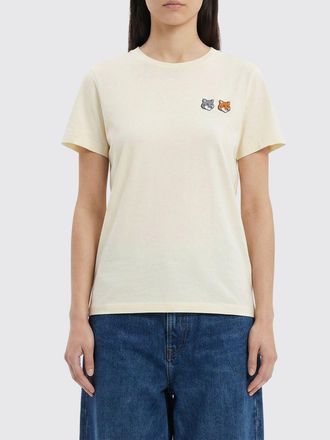 Maison Kitsun&eacute; T-Shirt MAISON KITSUN&Eacute; Femme couleur Blanc