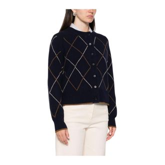 Moismont Auguste Cardigan - - Knitwear - Damen - Blau - XS