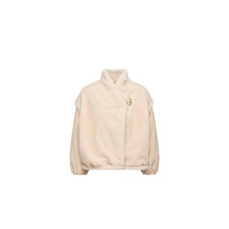 Moncler Chardonneret 2-in-1 Wendbare Teddy Daunenjacke - - Jackets - Damen - Beige - M