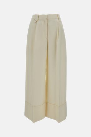 Simone Rocha Cropped Hose Mit Weitem Bein