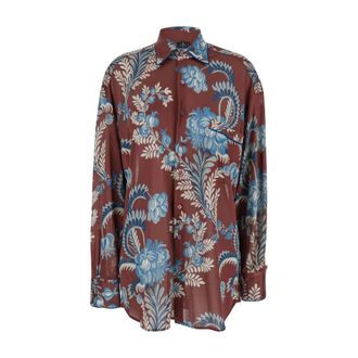 Etro Bedrucktes Oversize-Hemd - - Blouses & Shirts - Damen - Mehrfarbig - XS