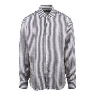 Alessandro Gherardi Homme, Chemises, Brun, Taille: L Casual Chemises
