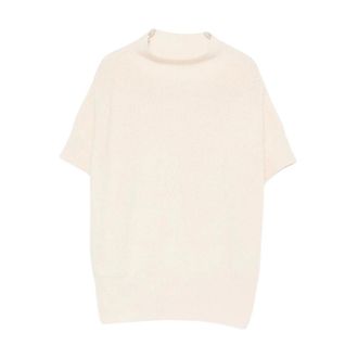 Patrizia Pepe Femme, Pulls, Beige, Taille: 36 FR W405 Knit