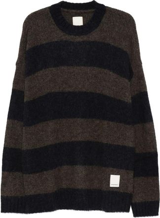 Emporio Armani Striped Crew-neck Sweater