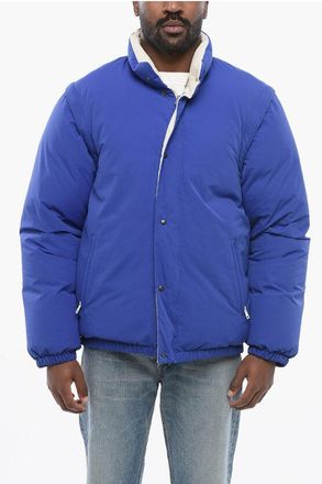 Gucci Nylon Down Jacket with Embroidered Logo and Removable Sleeve size 48