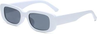 Generic Lunettes De Soleil &Agrave; Petite Monture For Hommes Et Femmes, Polyvalentes, For Vacances, F&ecirc;te, Plage, Conduite(White)