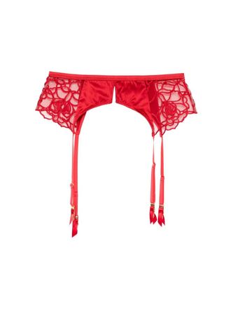 Kiki De Montparnasse Petite Chou Strumpfhalter - Rot