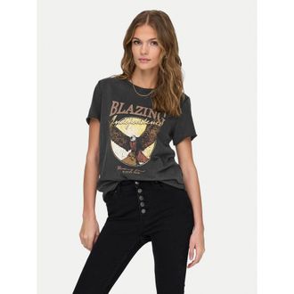 Only T-Shirt Lucy 15215721 Schwarz Regular Fit