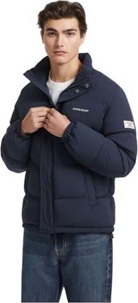 Guess Guess JEANS Doudoune régulière pour homme Bleu marine, bleu marine, XL